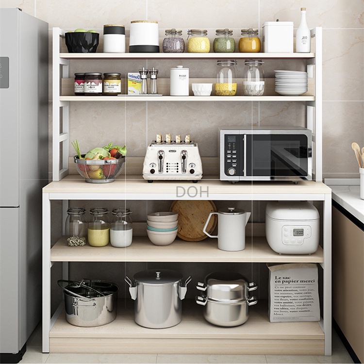 TAG Kitchen Cabinet Modern Wood Home Kitchen Storage Shelf Microwave ...