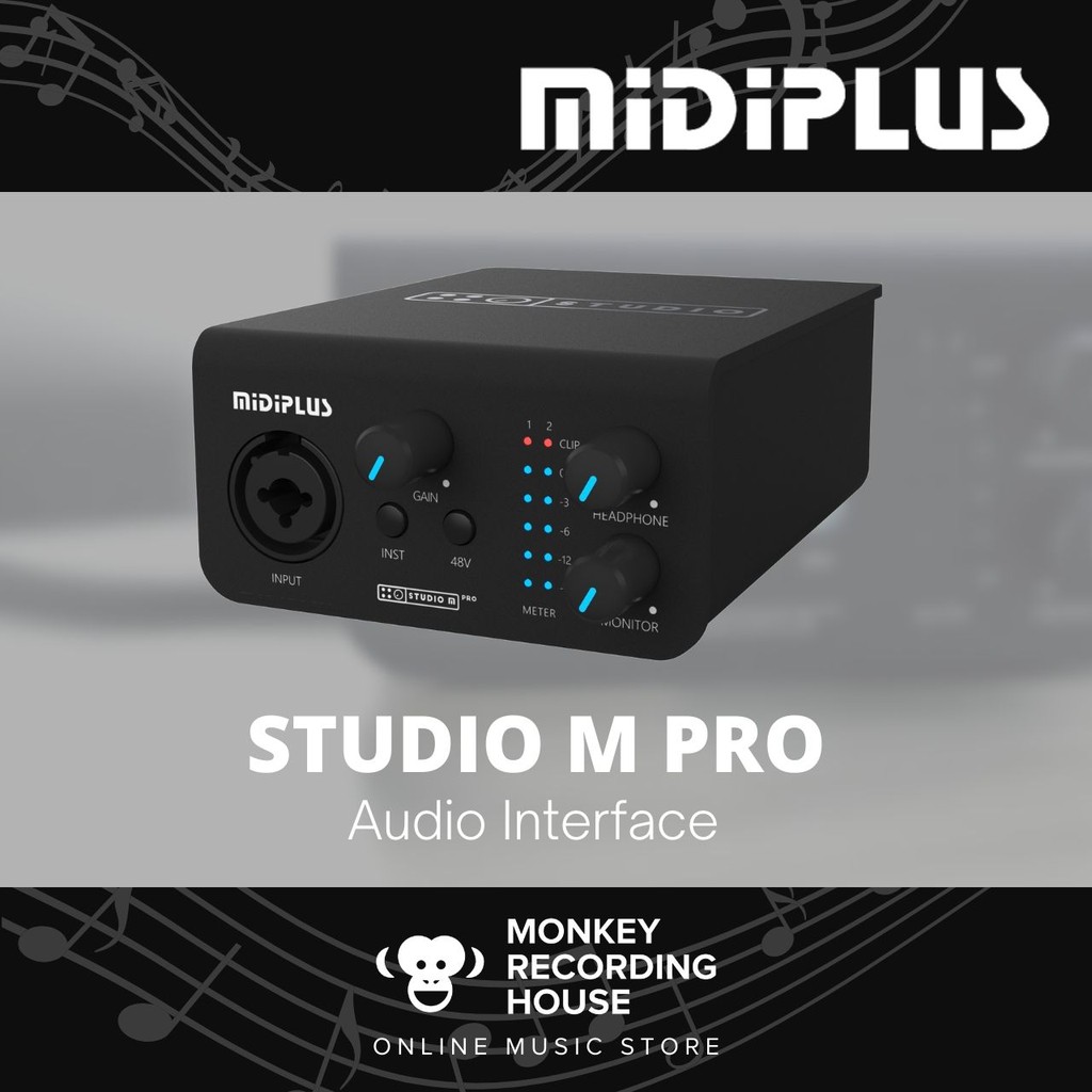 MIDIPlus Studio M Pro Audio Interface | Shopee Malaysia