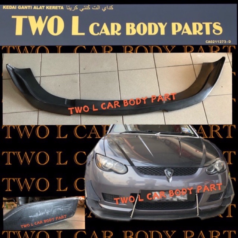 satria neo r3 front lip pu for bumper stander | Shopee Malaysia