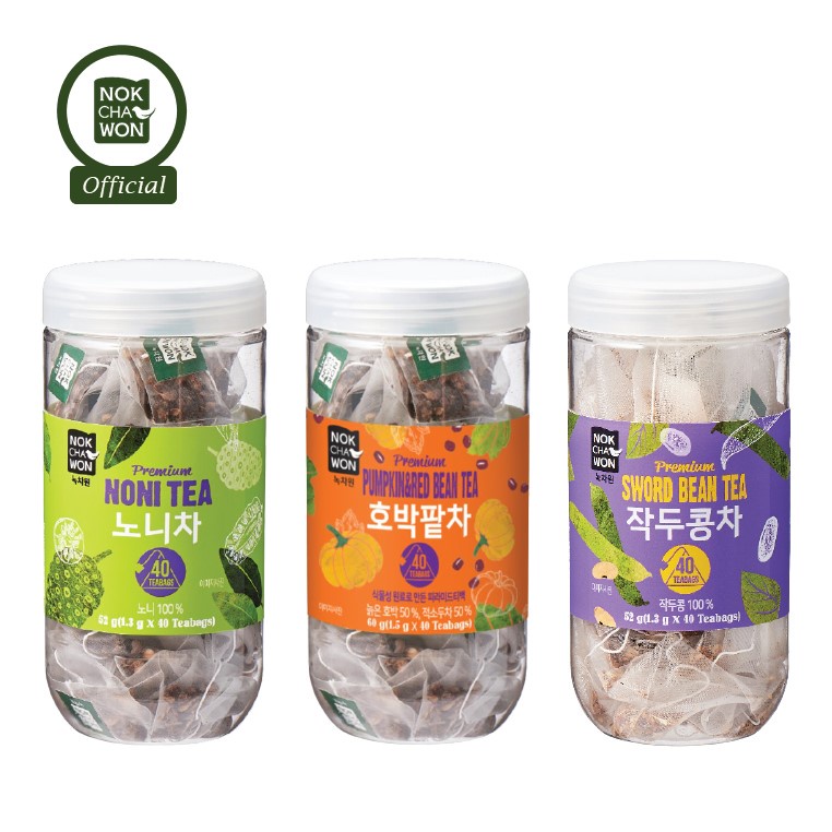 [K-BEAUTY] NOKCHAWON Korean Herbal Slimming Tea 40 teabags / Pumpkin ...
