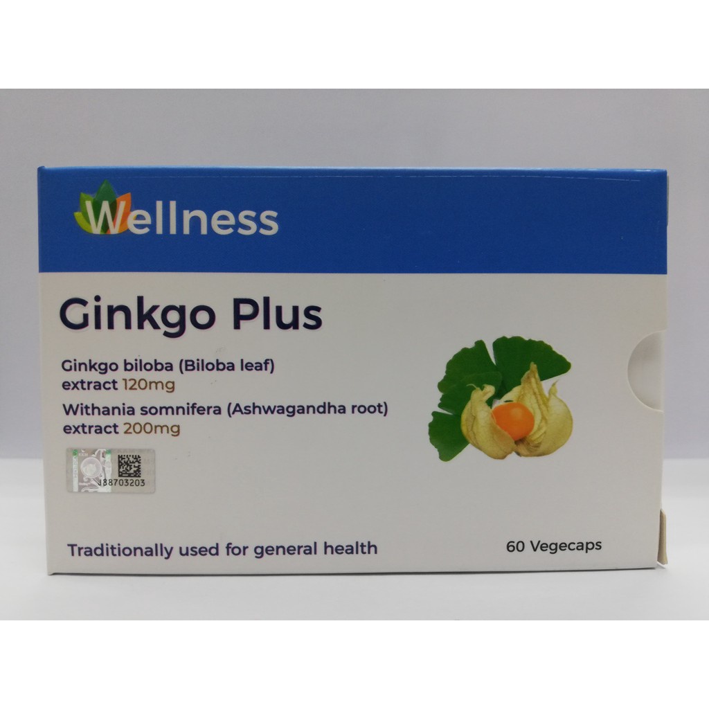 WELLNESS GINKGO PLUS 2X60S (EXP:07/2025) | Shopee Malaysia