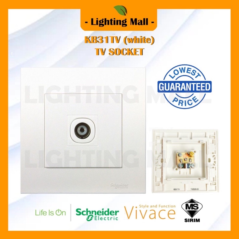 SCHNEIDER CLIPSAL VIVACE 13A/15A/1GANG 20A/1GANG BELL/1GANG/2GANG 250V ...