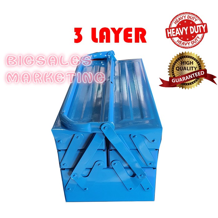 3 Layer Heavy Duty Metal Cantilever Tool Box Bekas Tool Box Pomen ...