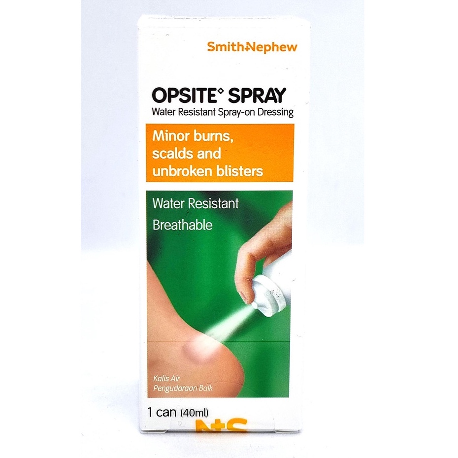 Smith & Nephew Opsite Spray 40ml (WATER RESISITANT SPRAY ON dressing ...