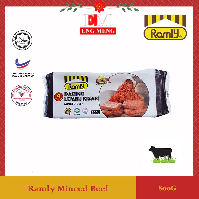 Ramly Minced Beef 800G Ramly 牛肉碎 800G Ramly Daging Lembu Kisar 800G ...