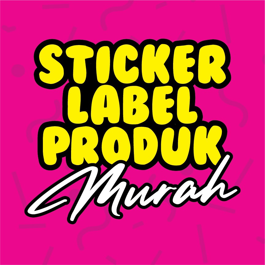 Sticker Label Murah Untuk Produk, Goodies Kahwin Dan Pelbagai Size ...