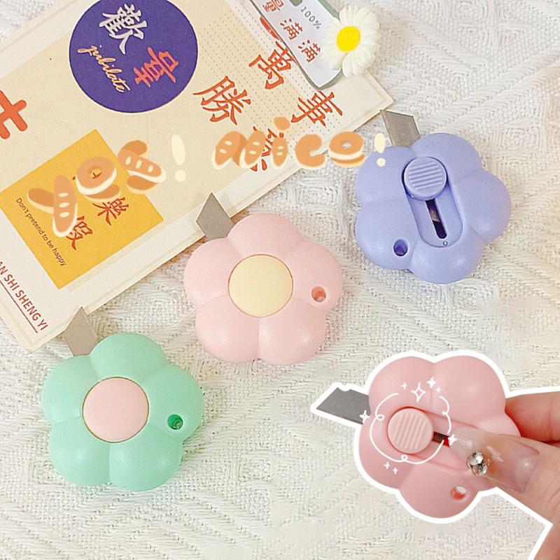 Mini Utility Knife folding utility knife Cute Flower Paper Cutting ...