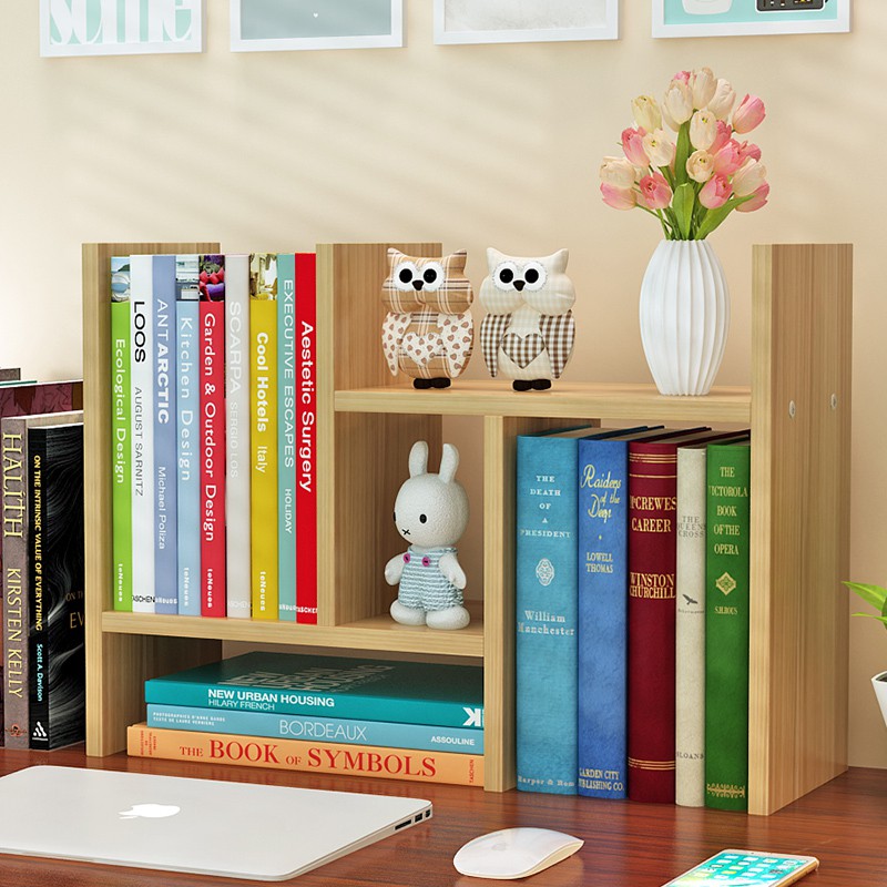 【Ready Stock】Adjustable Book Rack Shelf H-Design Office Table Book Rack ...