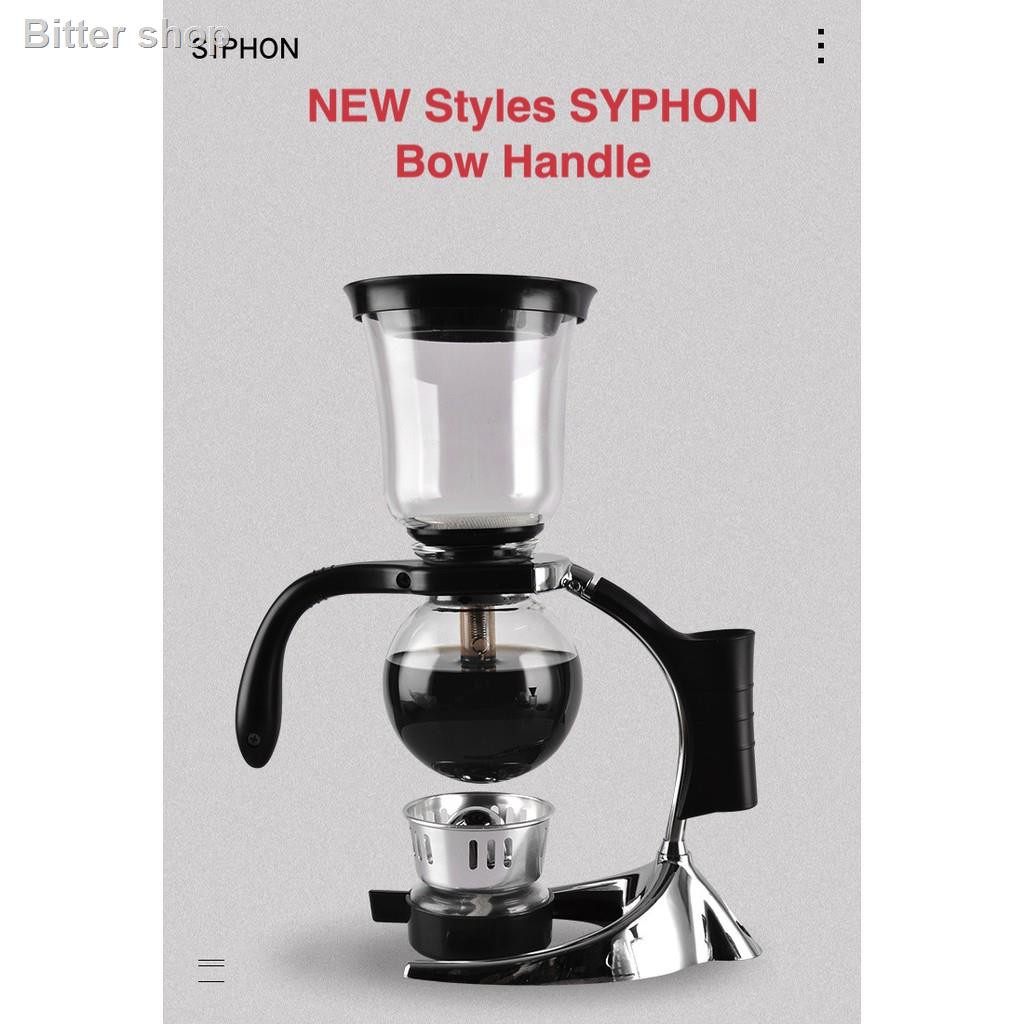 ☬Syphon High Quality 3 Cups Pots Coffee Kettle pot Set Filter Siphon ...