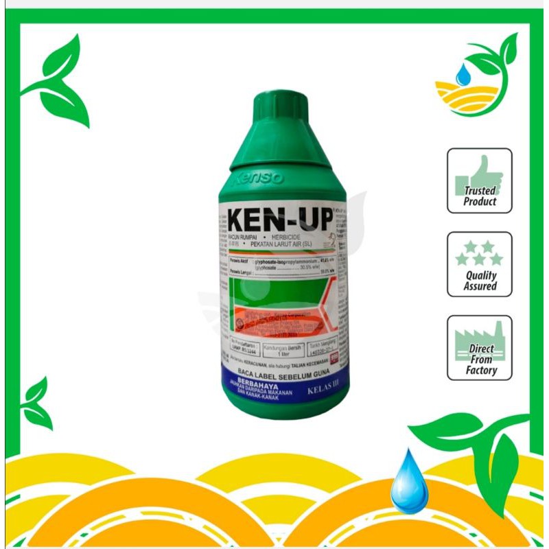 KEN UP KENSO 1L Racun Rumput Sistemik Lalang Tahan Lama | Shopee Malaysia