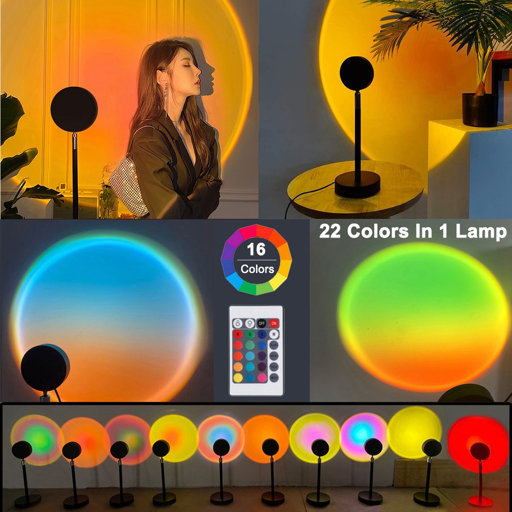 Sunset light Projection Ins Dawn Light / Night Lights Live Broadcast ...