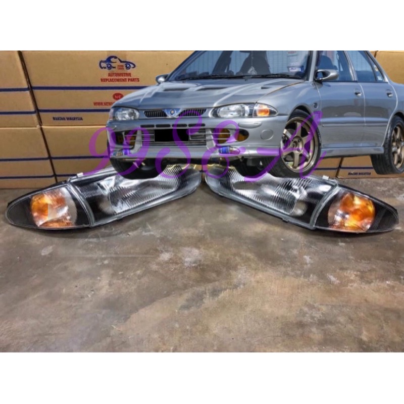 HEADLAMP SMOKE WIRA SE LAMPU DEPAN | Shopee Malaysia