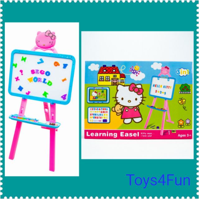 [READY STOCK] HELLO KITTY TWO SIDED WRITING BOARD FOR KIDS - 3 IN 1 ...