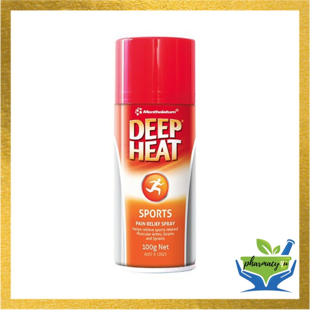 MENTHOLATUM Deep Heat Sports Pain Relief Spray (100g) | Shopee Malaysia