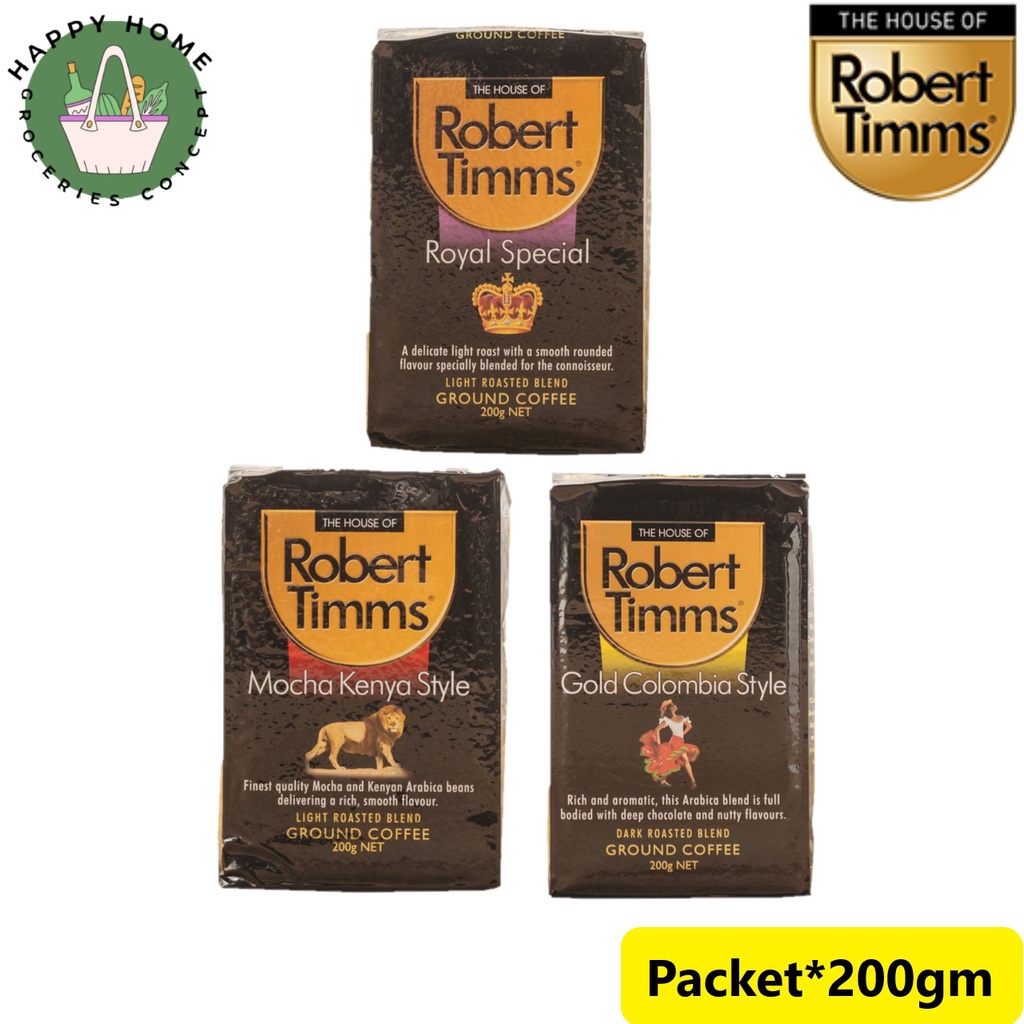 The House of Robert Timms Ground Coffee Gold Colombia Style/Special ...