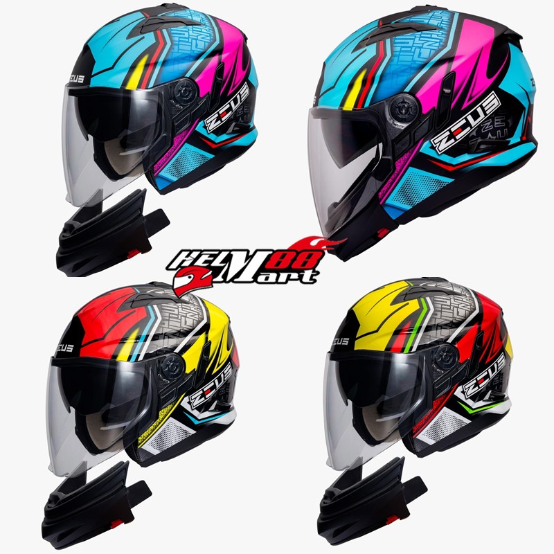 Zeus 613 AJ11 - Zeus ZS613C Zeus Modular ZS-613C 613 Helmet (2KG ...