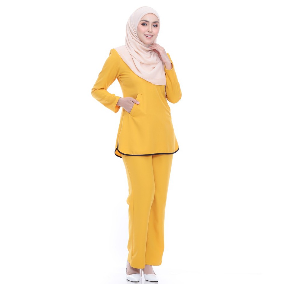 Set Warda Latifah Dengan Seluar Bootcut by Butik Sireh Pinang | Shopee ...