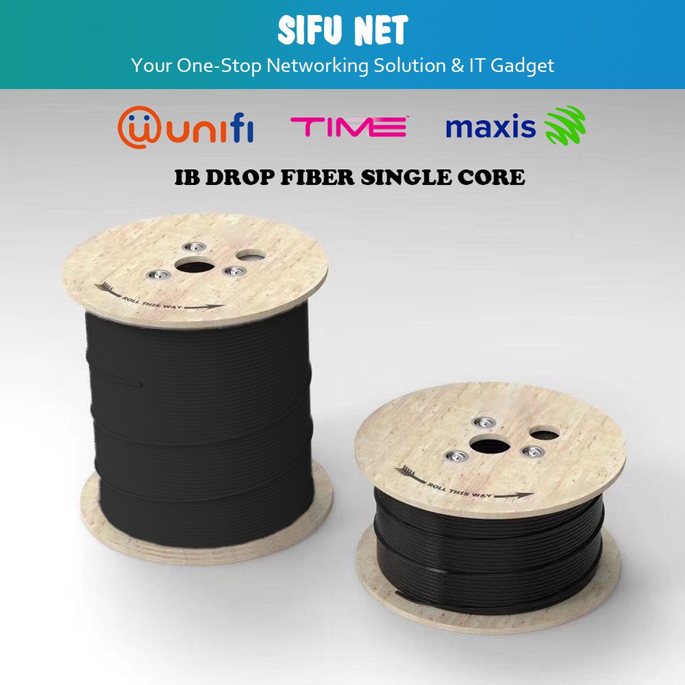 [FTTH] FTTH Outdoor IB Drop Fiber Cable 1Core Blue Core 1000m NON RFP ...