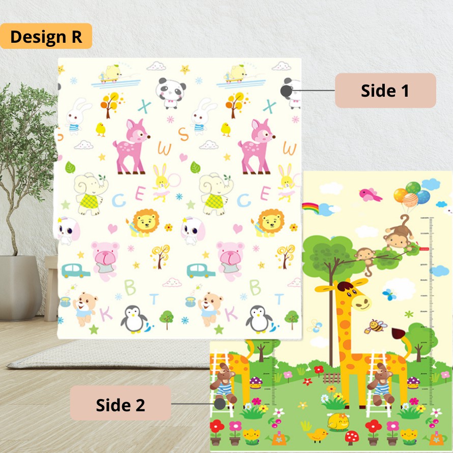 Mamachoo Playmat 2cm Baby Foldable Playing Crawling Floor Mat Thick ...
