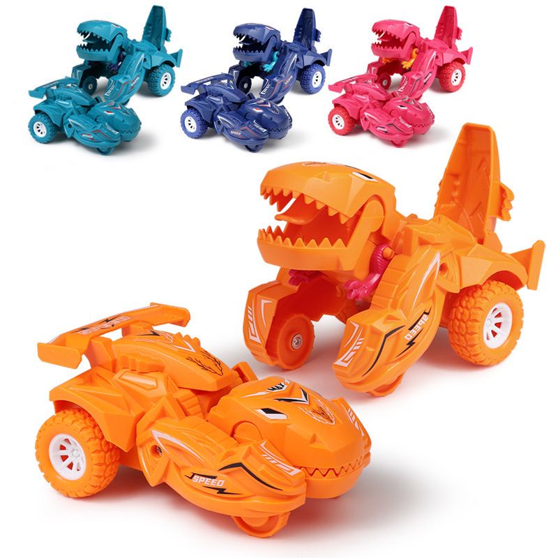 SayHi Popular Dinosaur Morphing Car Children's Toy Inertial Scooter ...