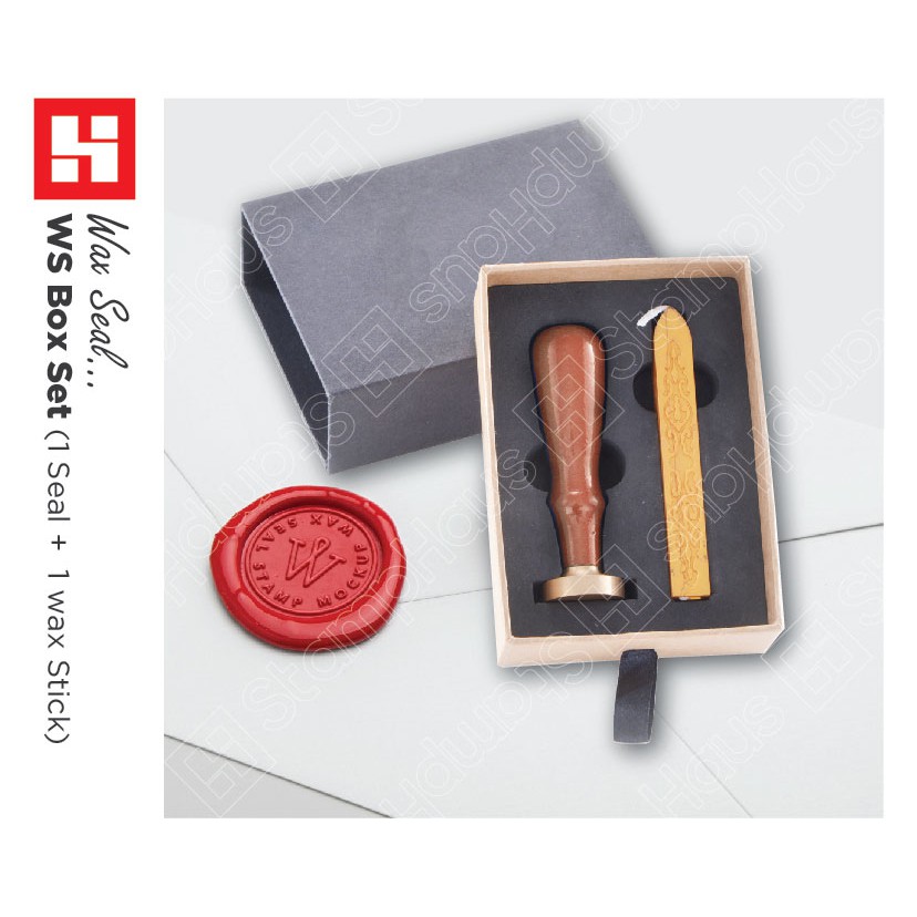 Customized Wax Seal Stamp | Wax Seal Box Set WS28 | Shopee Malaysia
