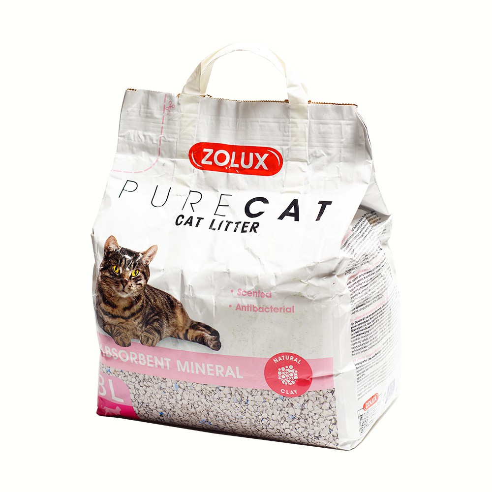 ZOLUX Absorbent Mineral Cat Litter - 8 litre | Shopee Malaysia