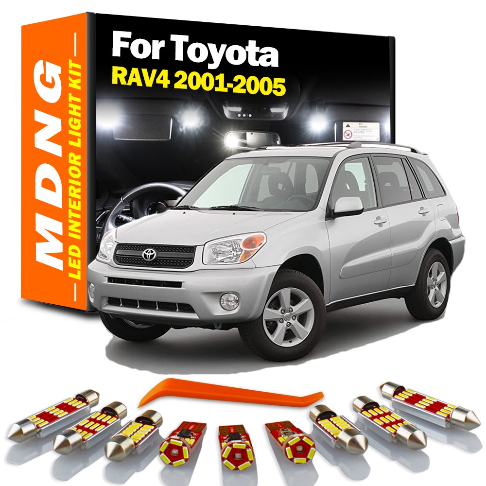 MDNG 8X Interior LED Light Kit For Toyota RAV4 2001 2002 2003 2004 2005 ...