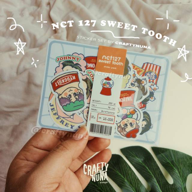 (NC-025) NCT 127 SWEET TOOTH STICKER SET fanmade goods original ...
