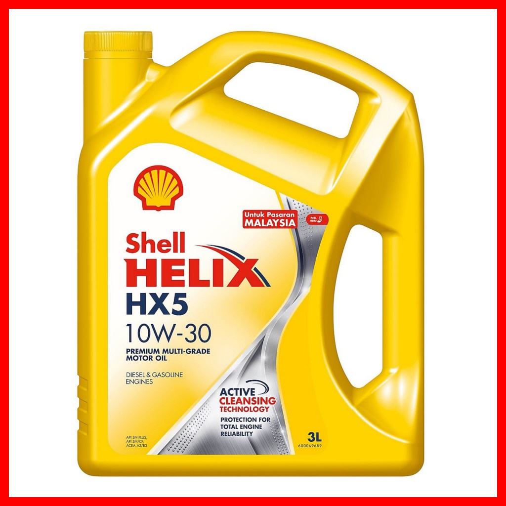 *ReadyStock*🇲🇾 100% Original Shell HELIX HX5 10W-30 Premium Multi-Grade ...