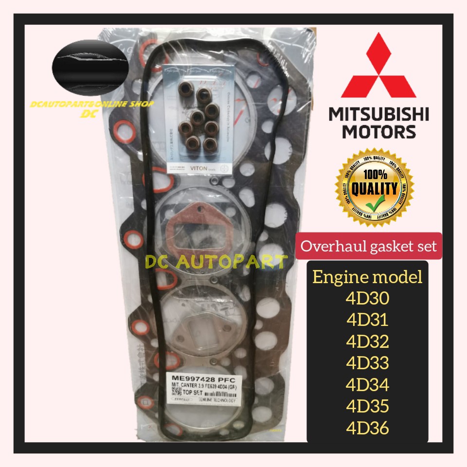 MITSUBISHI CANTER 3.3 3.6 3.9 4D30 4D31 4D32 4D33 4D34 4D35 4D36 ENGINE ...