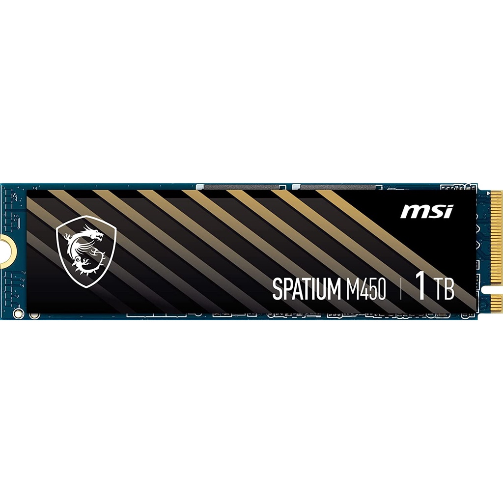 MSI SPATIUM M450 1TB Gaming Internal SSD (M.2 2280 NVMe PCIe 4.0 3D ...