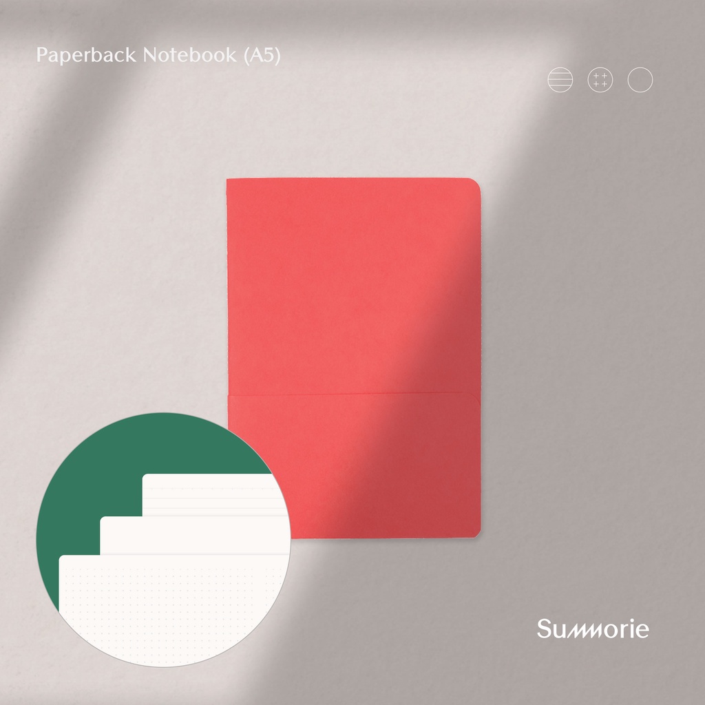 Summorie Paperback Notebook (A5) | Shopee Malaysia