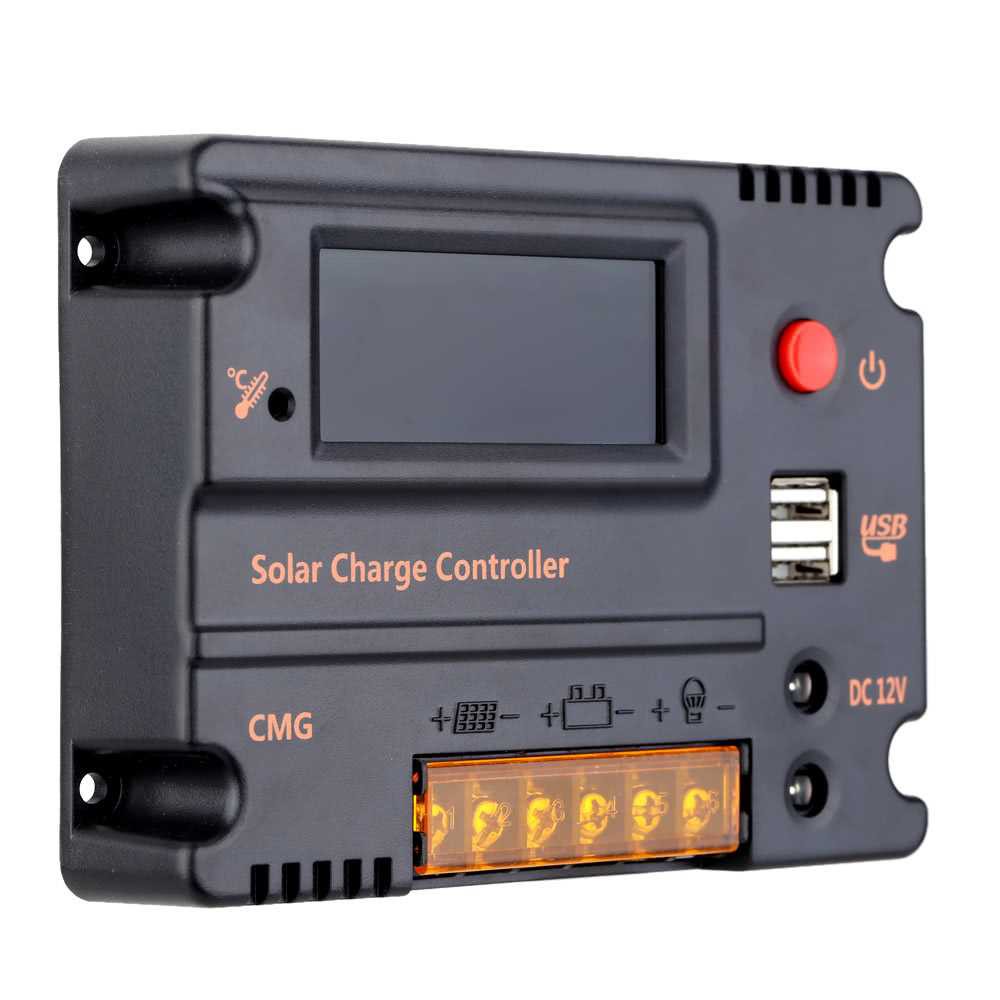 Solar Charge Controller Panel Battery Regulator 20A 12V 24V LCD ...