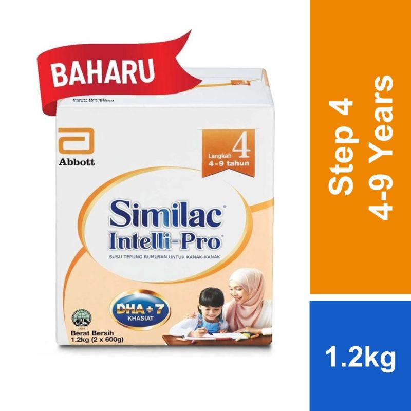 Similac Intelli Pro step 4 1.2kg/600g | Shopee Malaysia