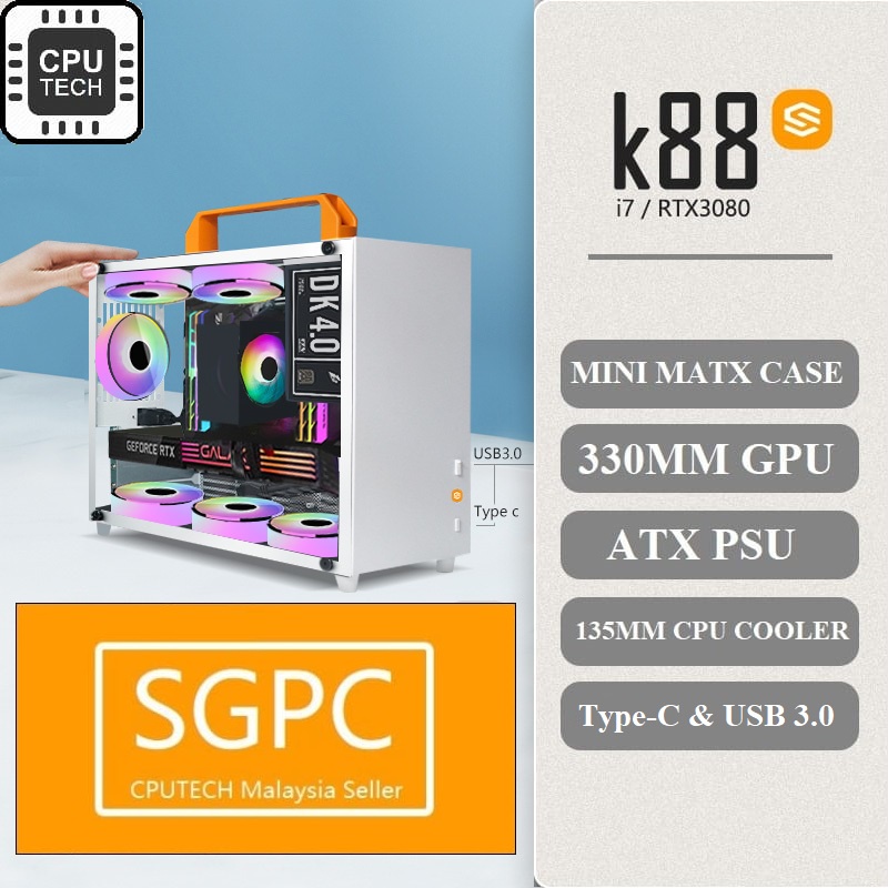 [NEW] SGPC K77 K88v2 K99 240 AIO Mini ITX/MATX Case Mini Case | Shopee Malaysia