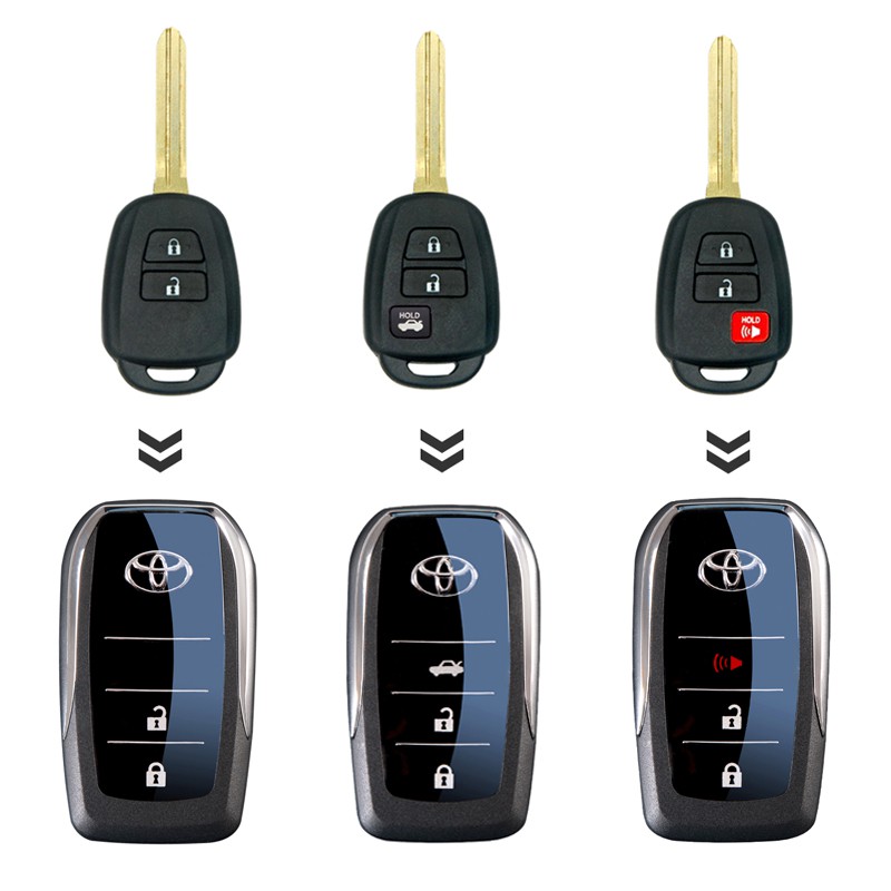 Flip Car Remote Key Case for Toyota VIOS GEN 3 Yaris / Toyota VIOS GEN ...