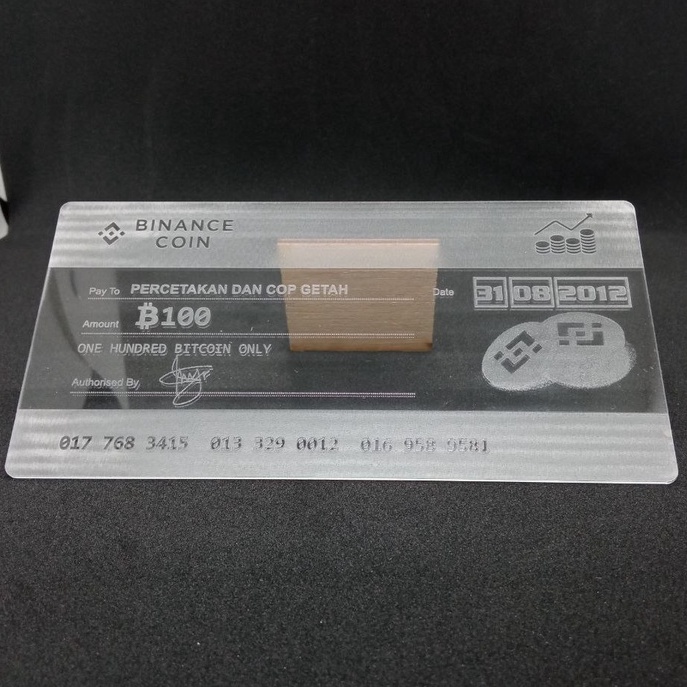 Customized Replika Cek Hantaran Perkahwinan/ Wedding Mock Up Cheque ...