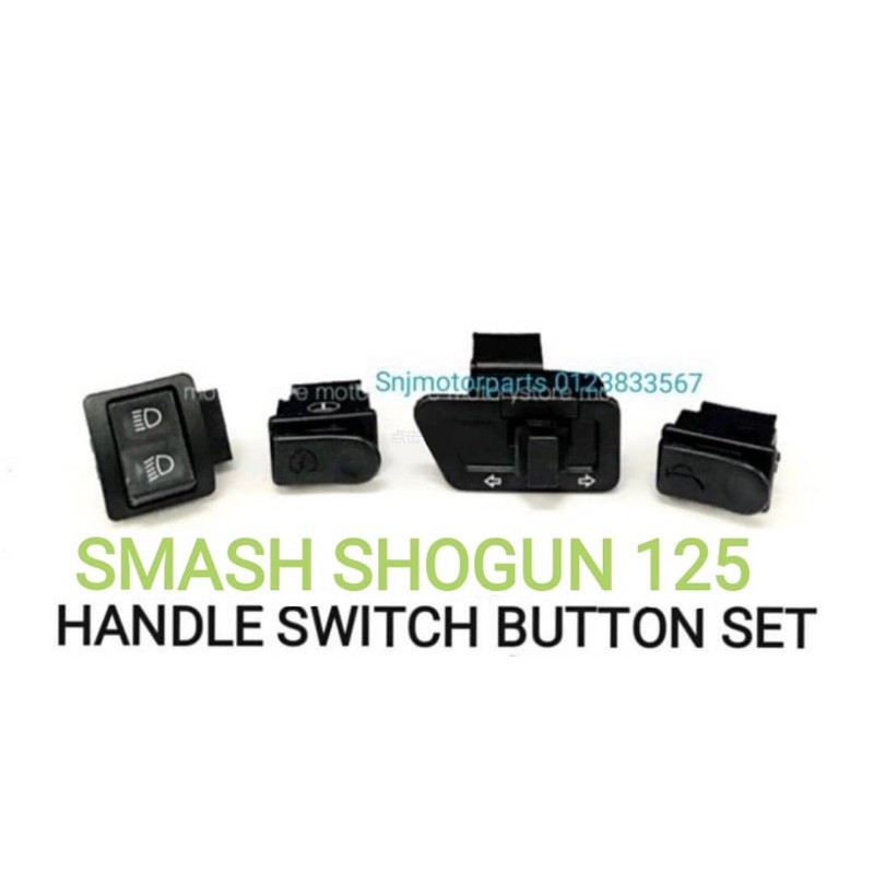 SUZUKI SMASH SMASHV SMASH PRO REVO SHOGUN125 HANDLE SWITCH BUTTON SET ...