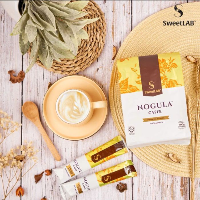 SWEETLAB NOGULA CAFFE Arabica Low Sugar Coffee Kopi Nogula Cafe 3 in 1 ...
