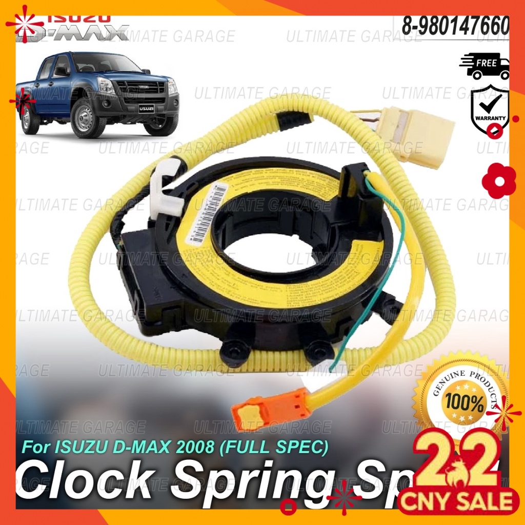 Isuzu D-Max Dmax D Max 2007-2016 Mazda Clock Spring Spiral Cable ...