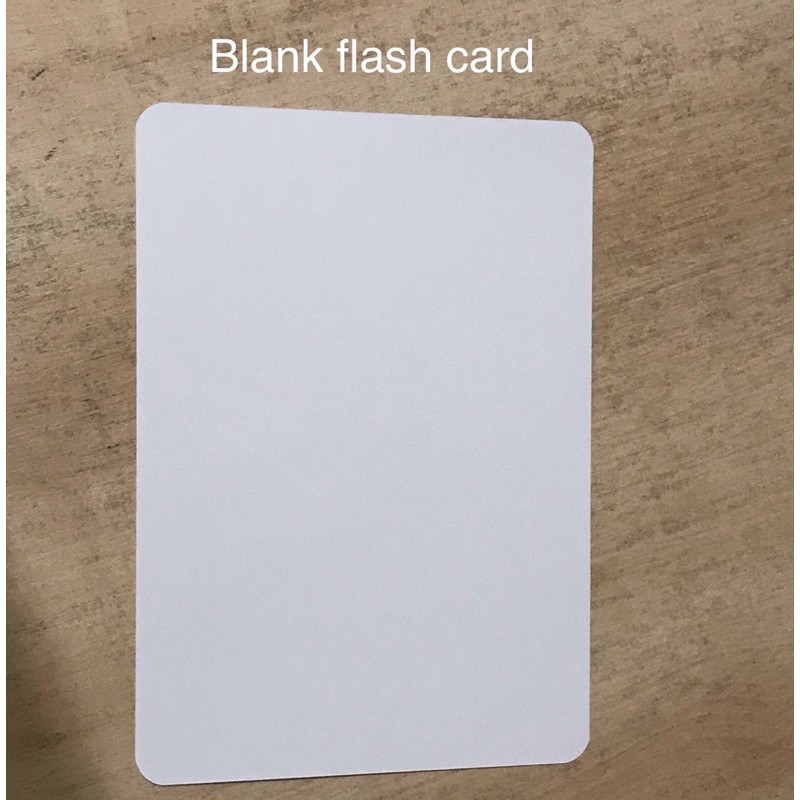 [Right brain] Blank flash card A5 size long size for sentence flash ...