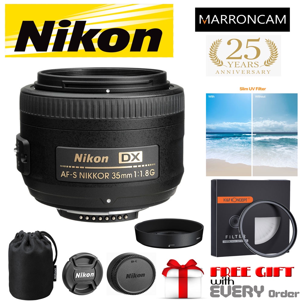 Nikon AF-S DX NIKKOR 35mm f/1.8G Lens DX | Shopee Malaysia