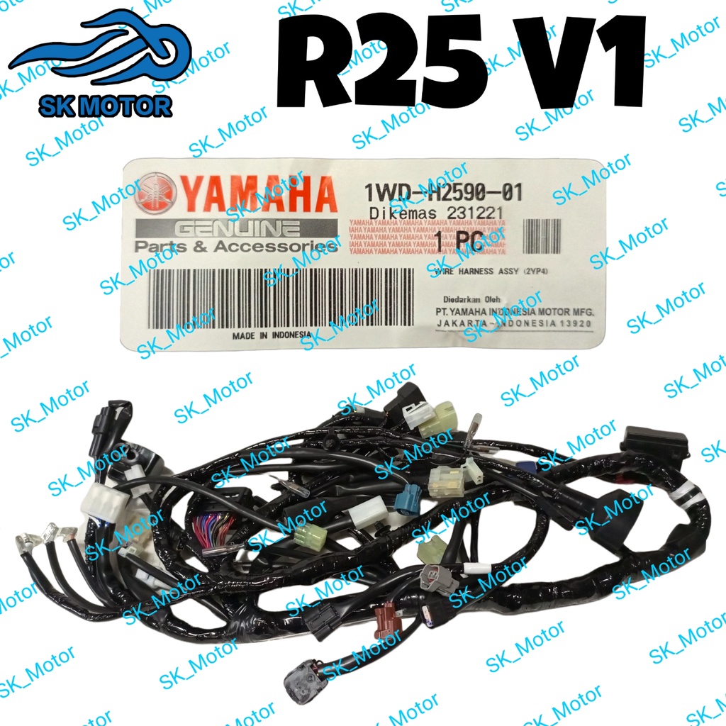 Yamaha YZF-R25 R25 V1 & V2 Original Wire Harness Assy Wiring Set ...