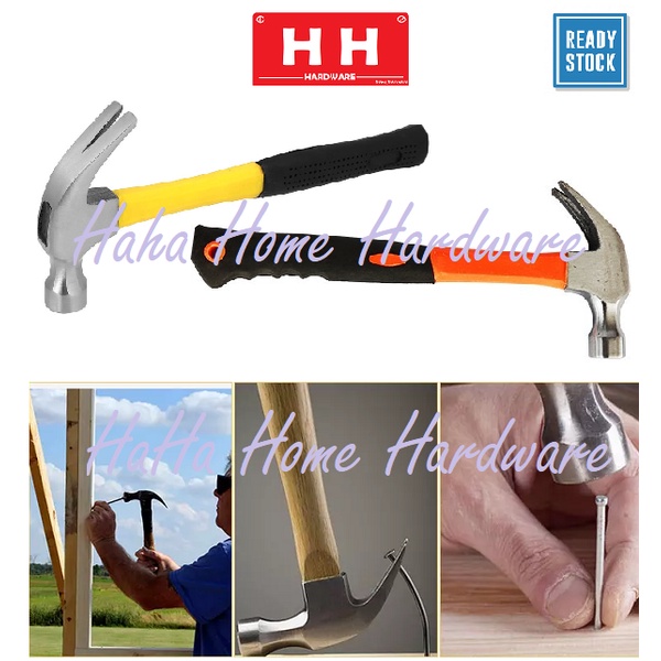 Claw Hammer Magnetic ; Tukul Besi Kuku Kambing heavy duty 27mm 铁锤 ~Haha ...