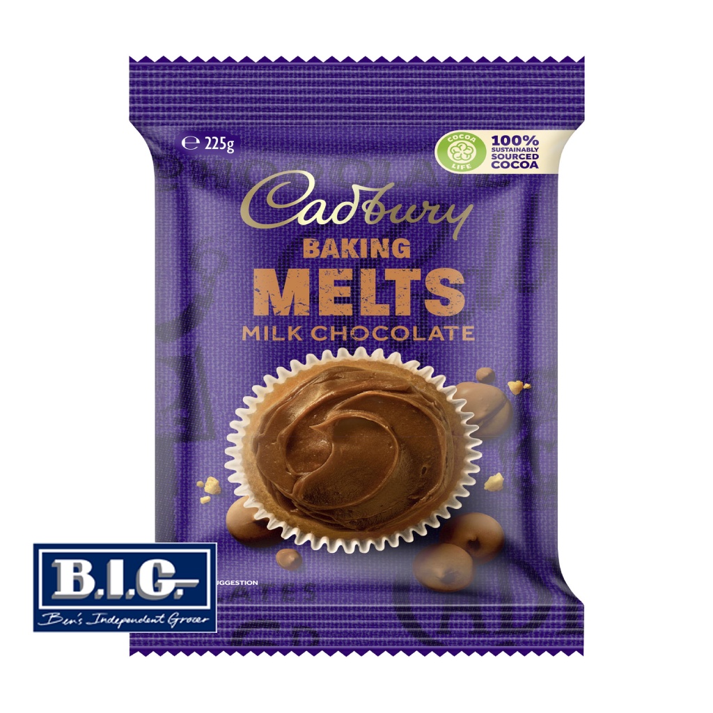 Cadbury Baking Milk Chocolate Melts 225g (EXP Dec 2022) | Shopee Malaysia
