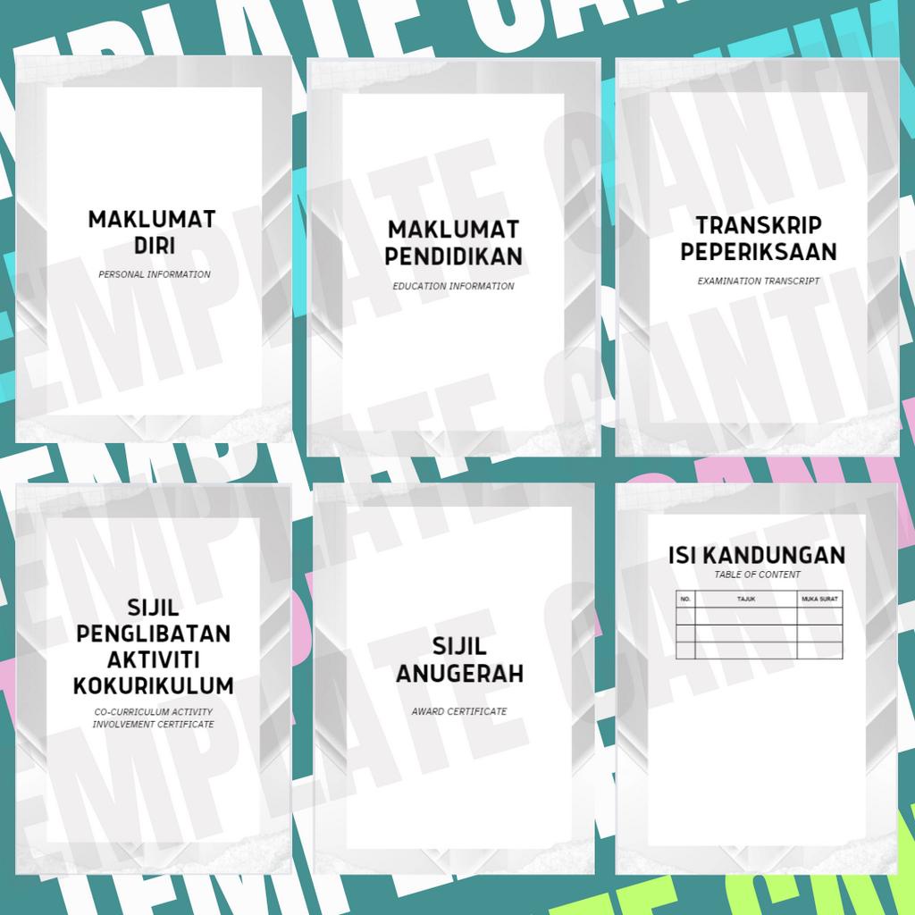 TEMPLATE SEPARATOR SUSUN SIJIL UNTUK TEMUDUGA | CERTIFICATES SEPARATOR ...