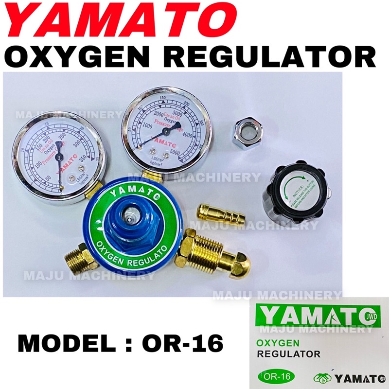 YAMATO Oxygen (O2) Regulator Flow Meter (Welding & Cutting) | Shopee ...