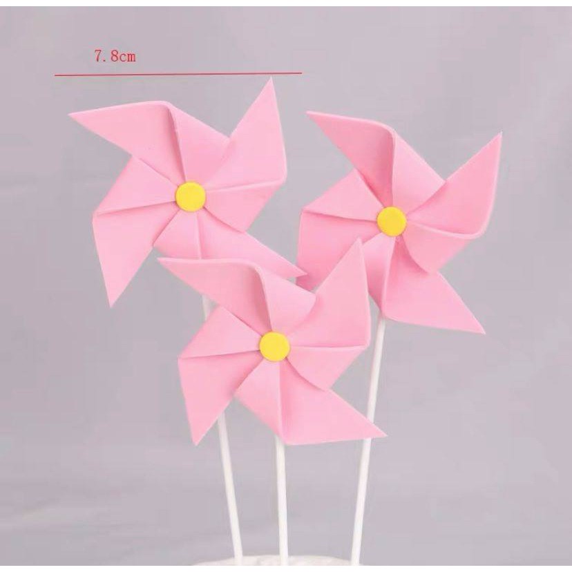 IMOCHI EVA 风车 蛋糕插件插牌 windmill cake topper decoration | Shopee Malaysia