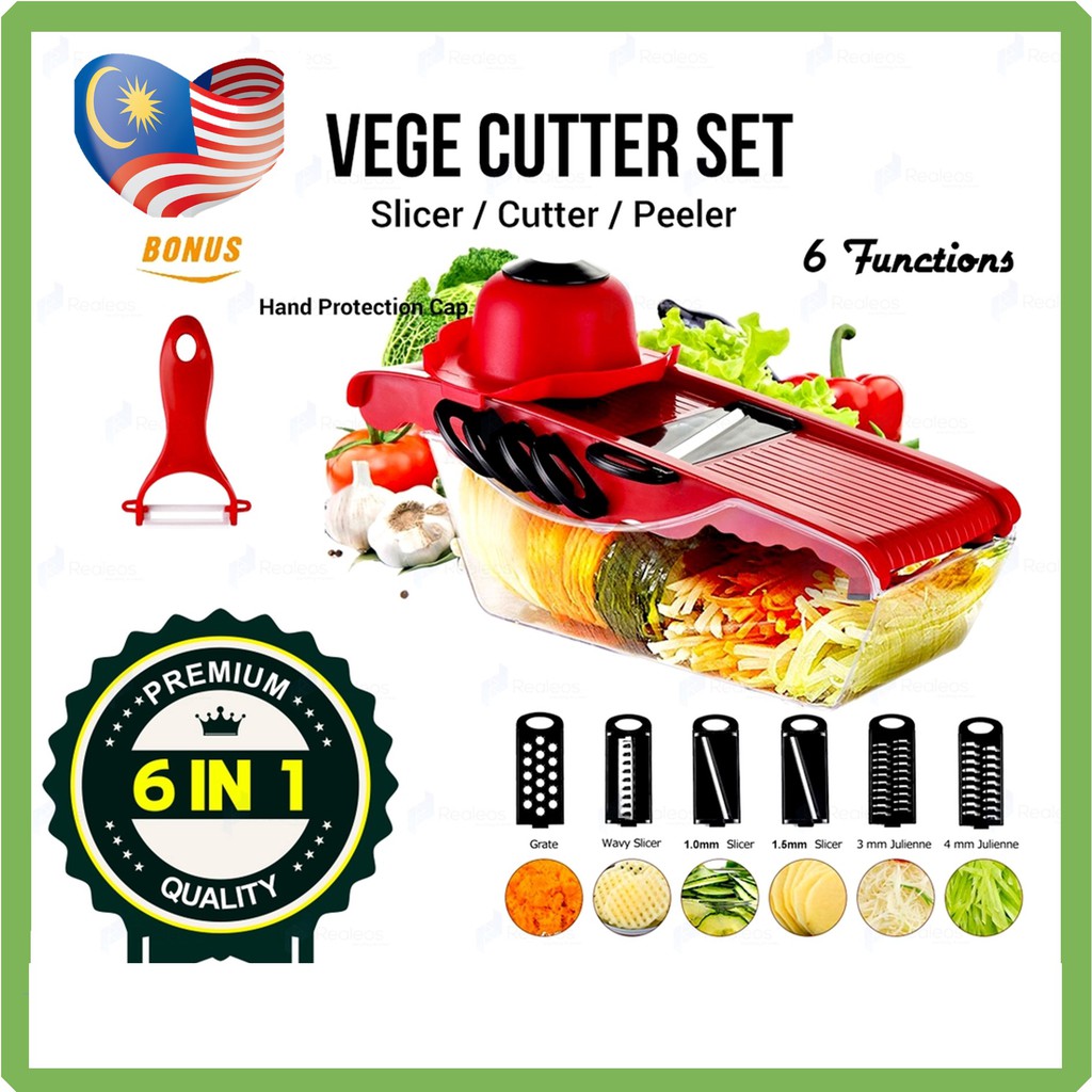 10 in 1 Slicer Kitchen Vegetable Grater Fruit Cutter Mandoline Slicer ...