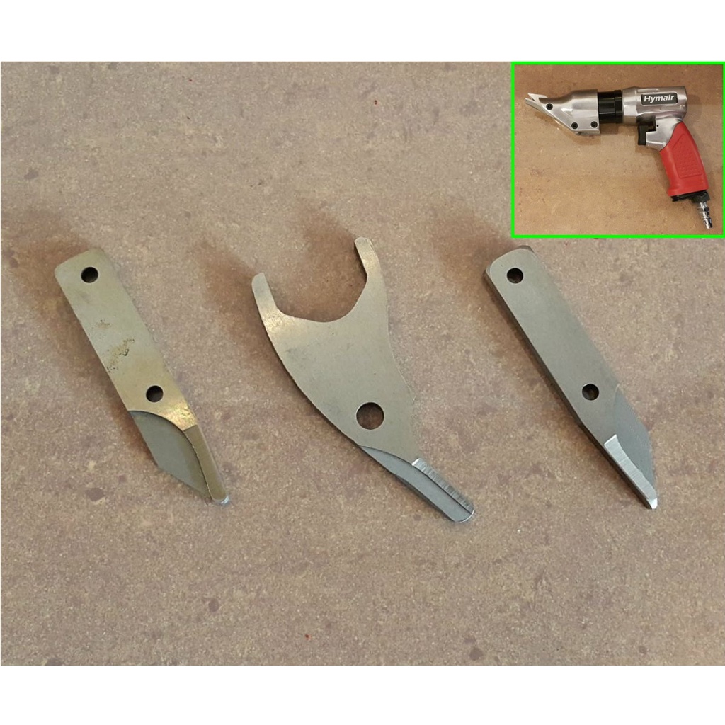Heavy Duty 3 Pcs Cutting Blade for Air Shear PAT-171 Replacement Blade ...